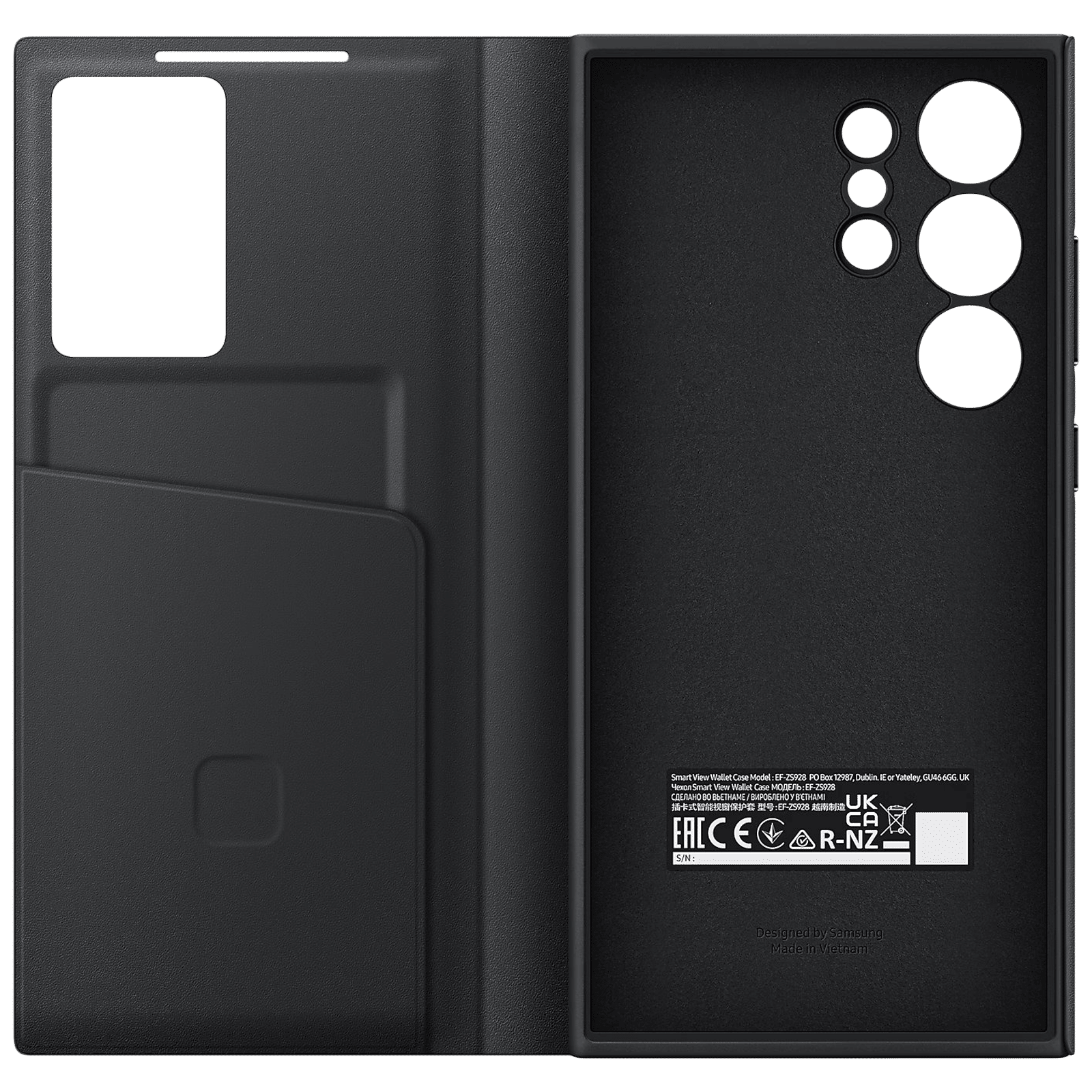 Buy Samsung Flip Cover For Galaxy S24 Ultra Handy Hidden Pocket Black Online Croma
